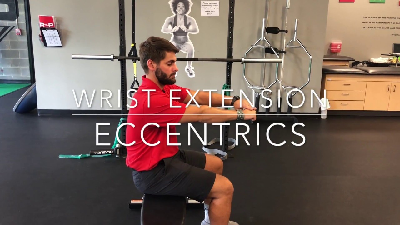 Wrist Extension Eccentrics - Rehab 2 Perform - YouTube