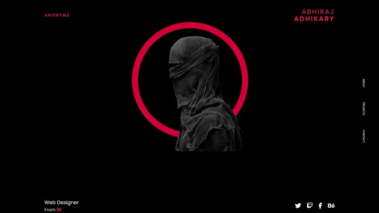 Amazing Intro Web Design 3 | HTML, CSS, BOOTSTRAP, ANIMATE CSS | Get Freelancing Job - YouTube