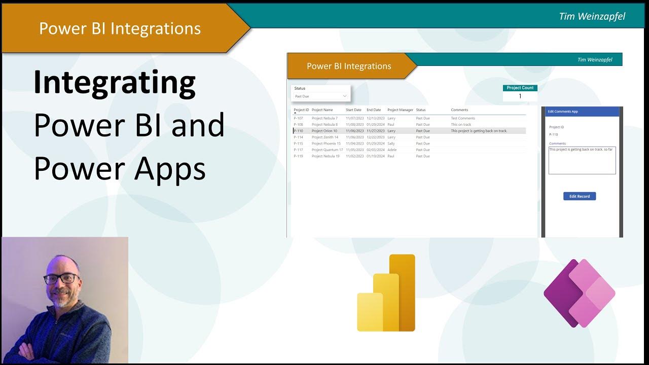Integrating a Power App within a Power BI report - YouTube
