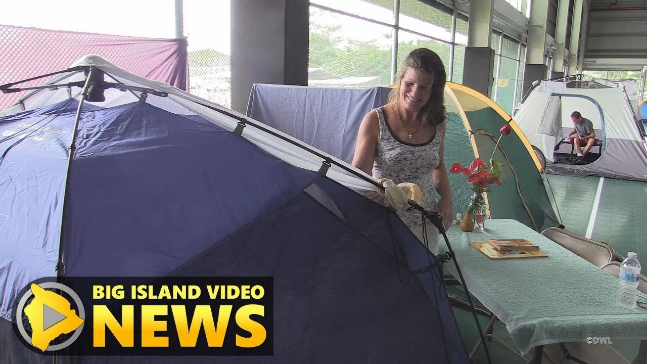 Hawaii Eruption: Inside The Red Cross Shelter (May 14, 2018) - YouTube