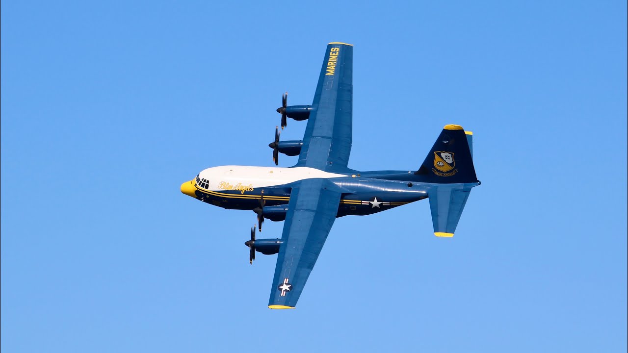 BLUE ANGELS FAT ALBERT C-130J in 4K - YouTube