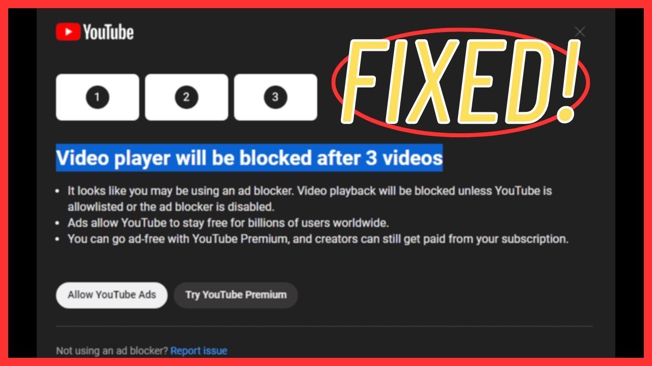 How To Bypass Youtube Adblock Detection🔥🔥 Youtube