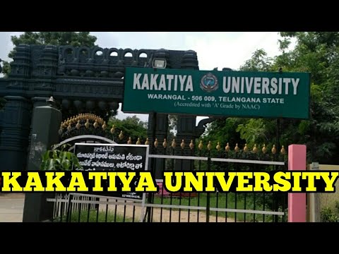 KAKATIYA UNIVERSITY CAMPUS - YouTube