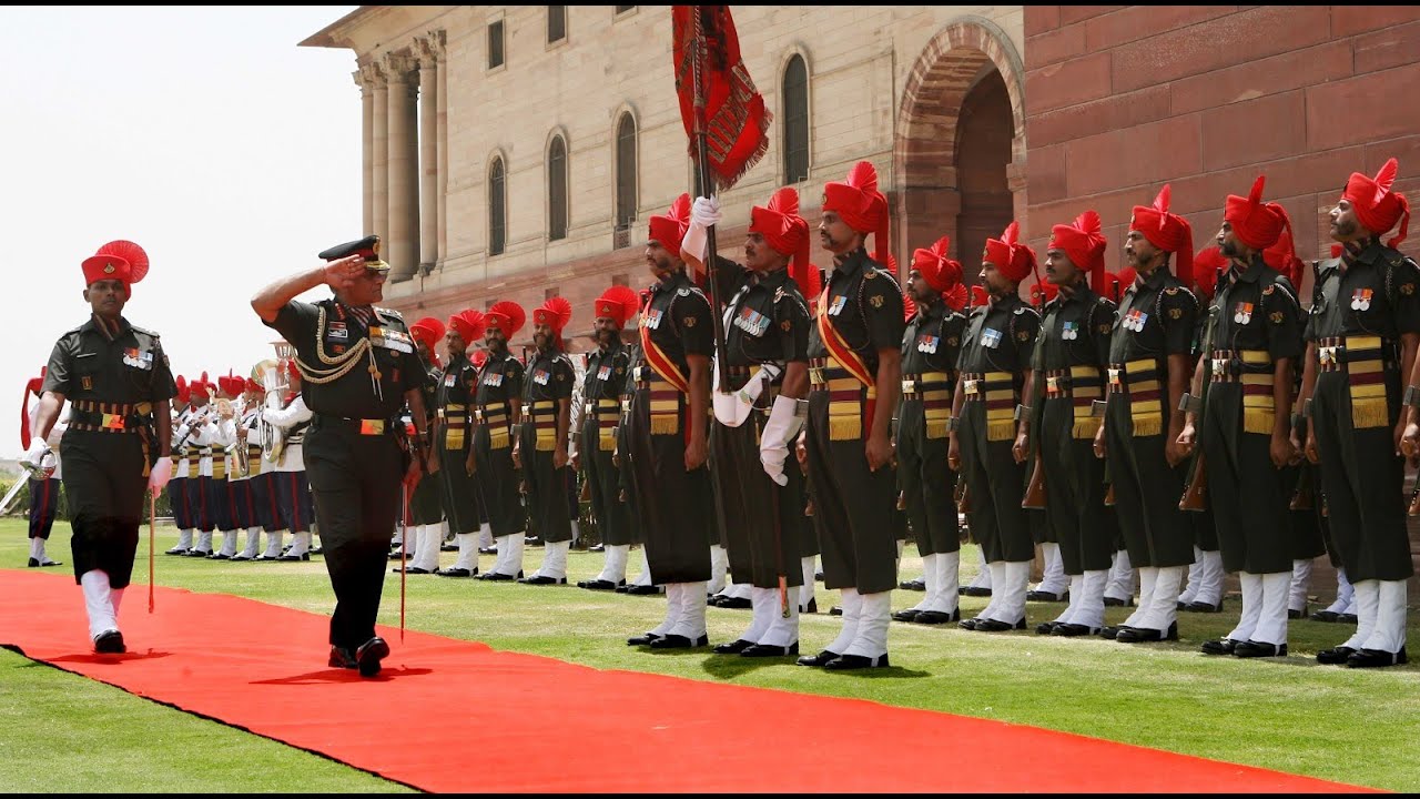 India's New Army Chief - Gaurd Of Honour To Gen Dalbeer Singh Suhag ...