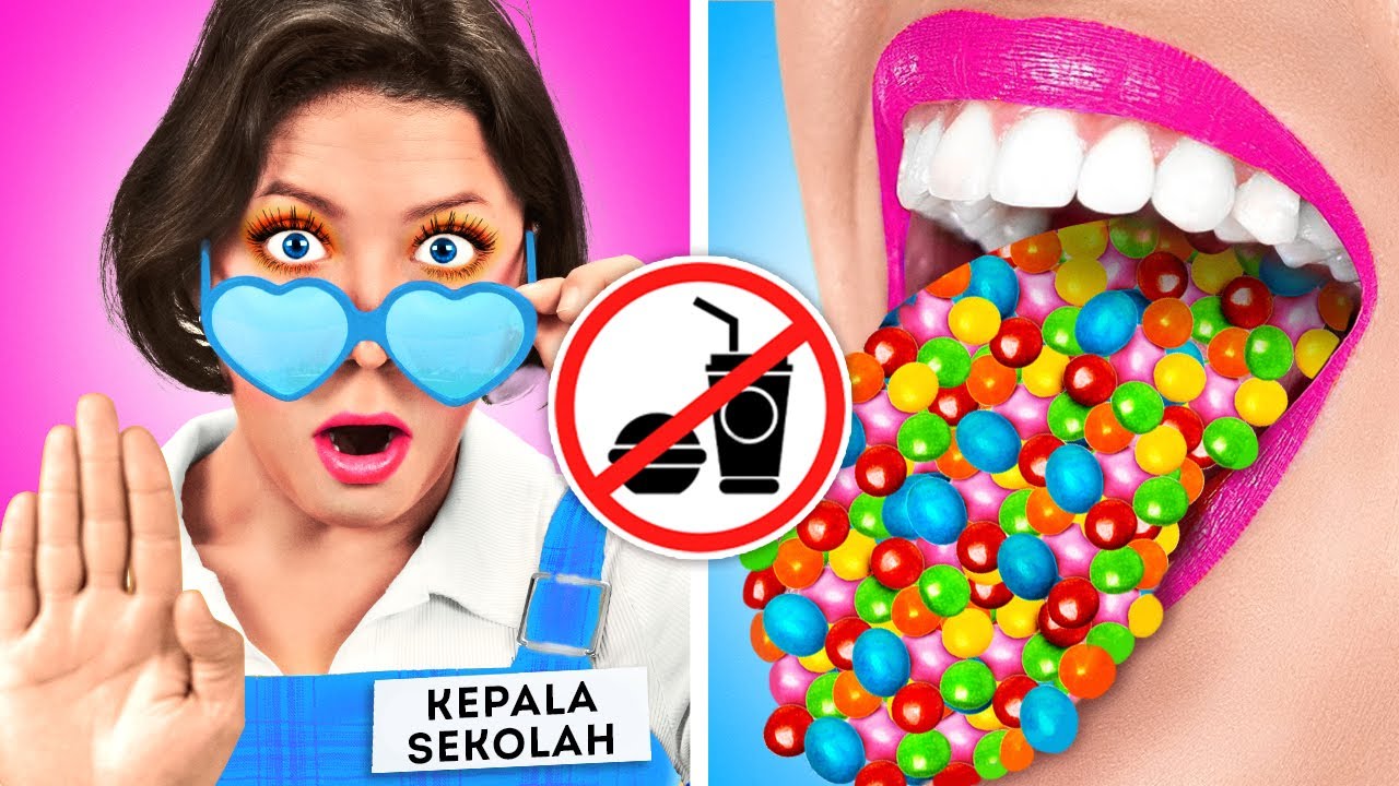 CARA MENYELUNDUPKAN MAKANAN DAN PERMEN KE MANA PUN KAMU PERGI || Ide ...