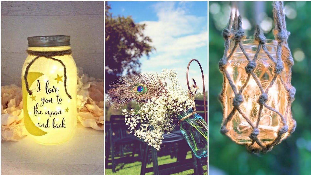 DIY Jar Jute Craft Ideas - Jute Craft Ideas - Home Decor Ideas ...