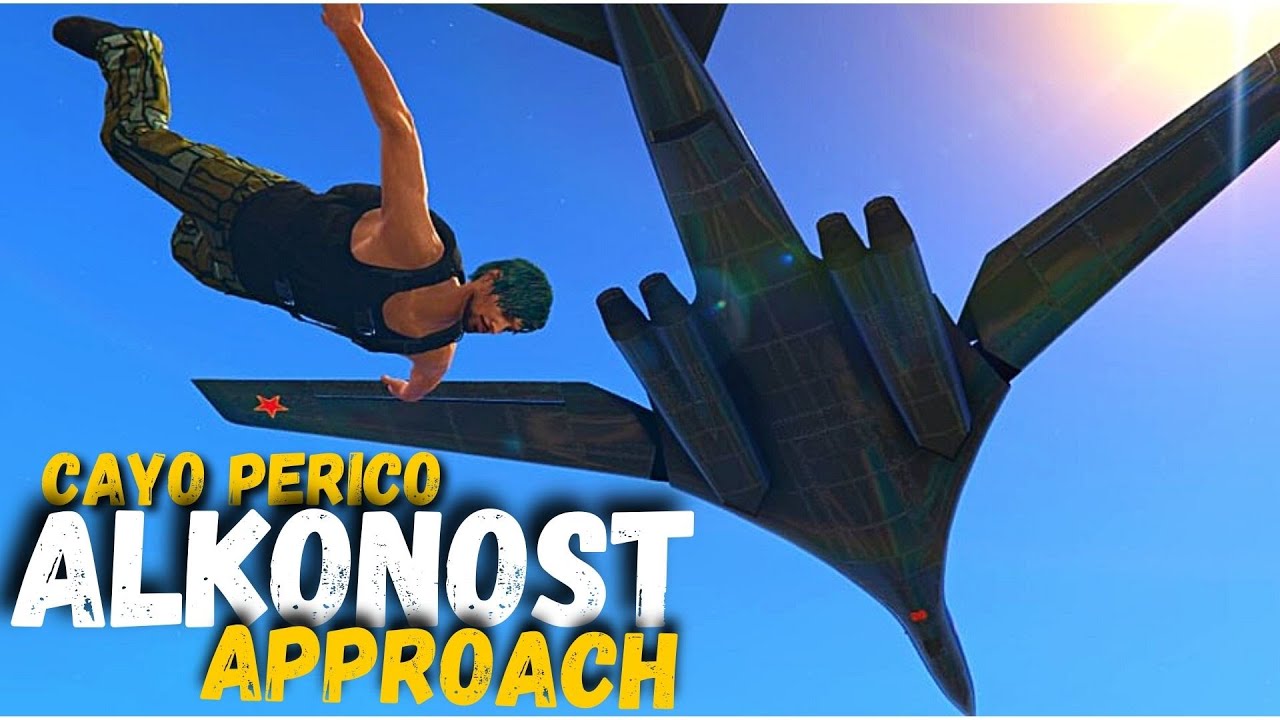 GTA 5 Online Cayo Perico Heist SOLO with Alkonost Stealth Plane 💰 Full ...