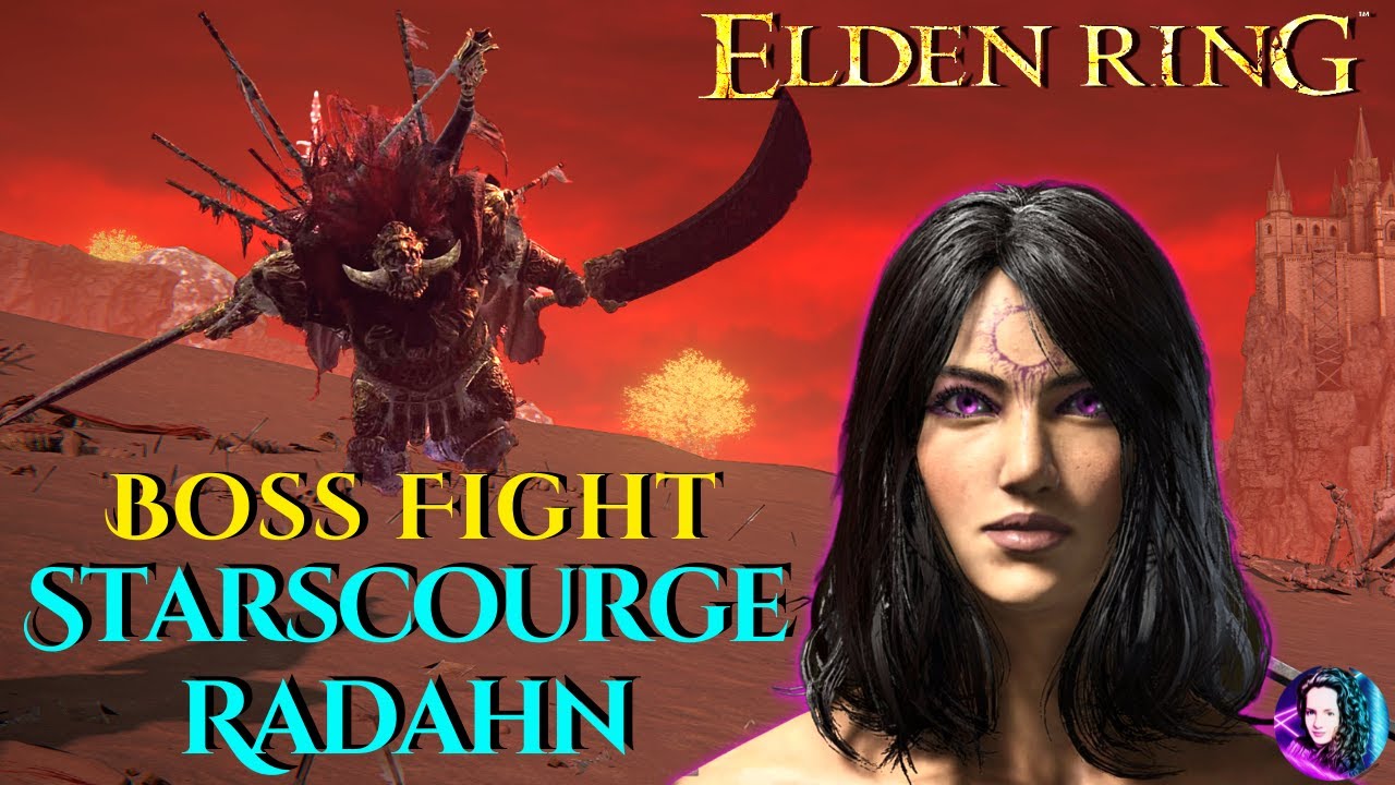 Starscourge Radahn Boss Fight - Elden Ring - Prisoner female character ...