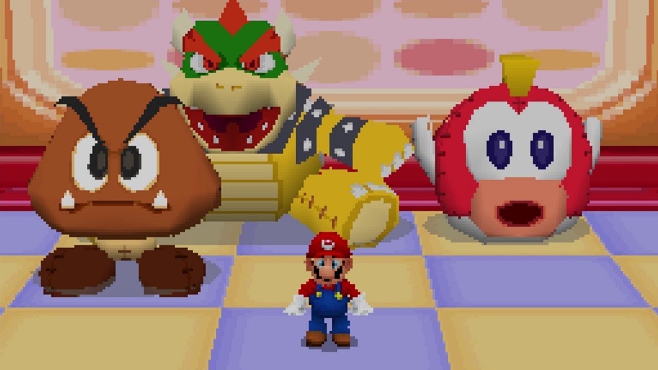 Mario Party DS - All 1 vs. 3 Minigames - YouTube