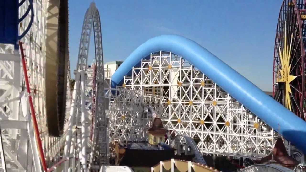 California Screamin Roller Coaster Front Row POV in HD - YouTube