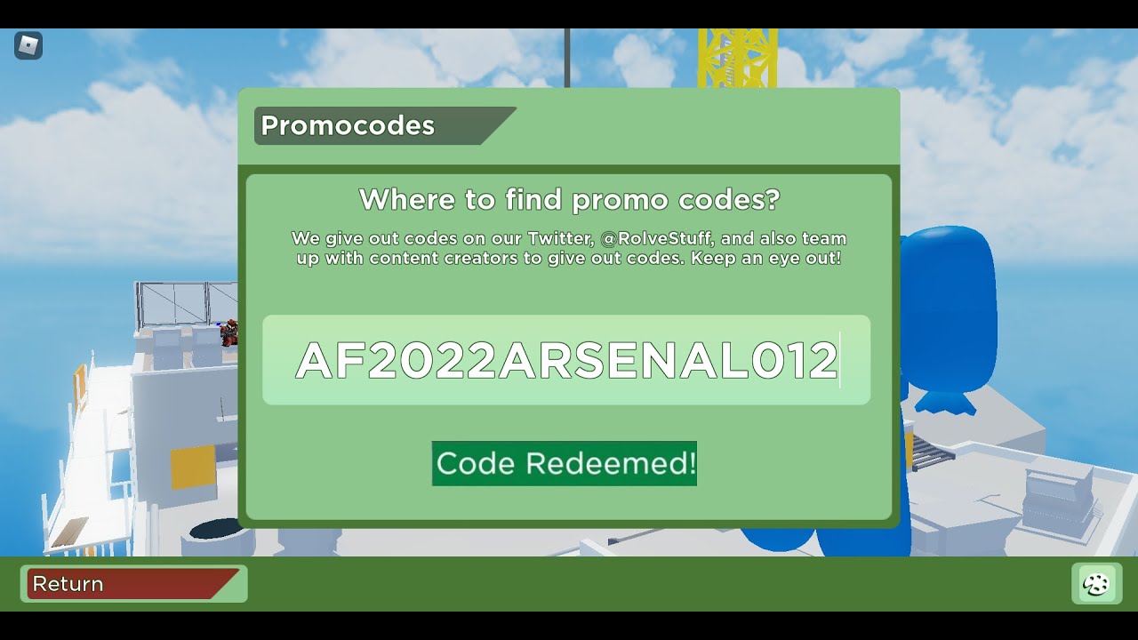 NEW ARSENAL CODE! ONLY *5000 COPIES* - YouTube