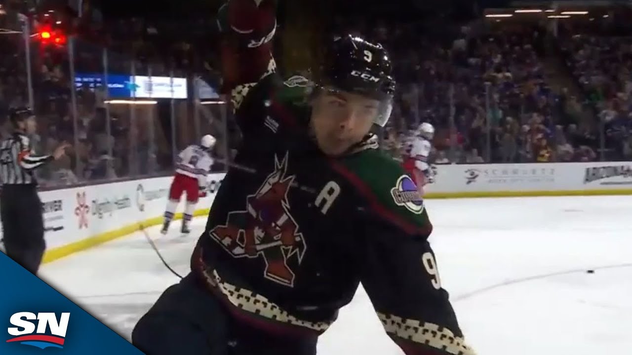 Clayton Keller Shows Off Silky Mitts With Slick Goal - YouTube
