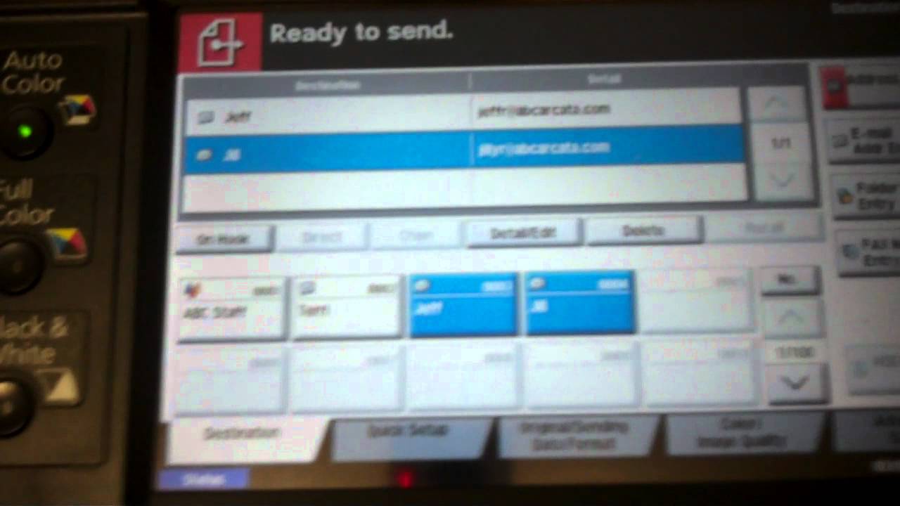 Kyocera TASKalfa Scan2Email Demo.mp4 - YouTube