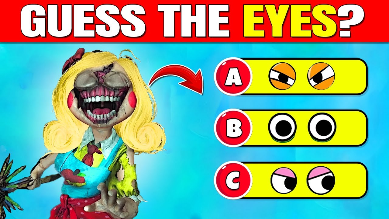 Guess The Monster By Eyes| Poppy Playtime Chapter 3| Dogday, Catnap ...