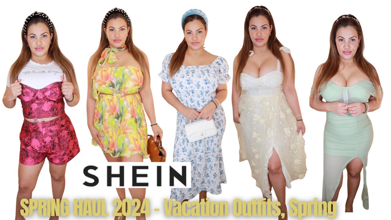 SHEIN SPRING HAUL 2024 Vacation Outfits, Spring - YouTube