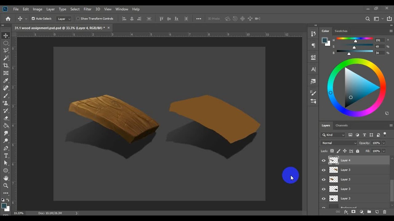 painting art | wood art | how to digital painting wood art in photoshop ...