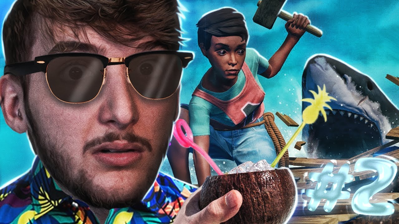 CALANGO E ZERO JOGANDO RAFT | PARTE 2 - YouTube