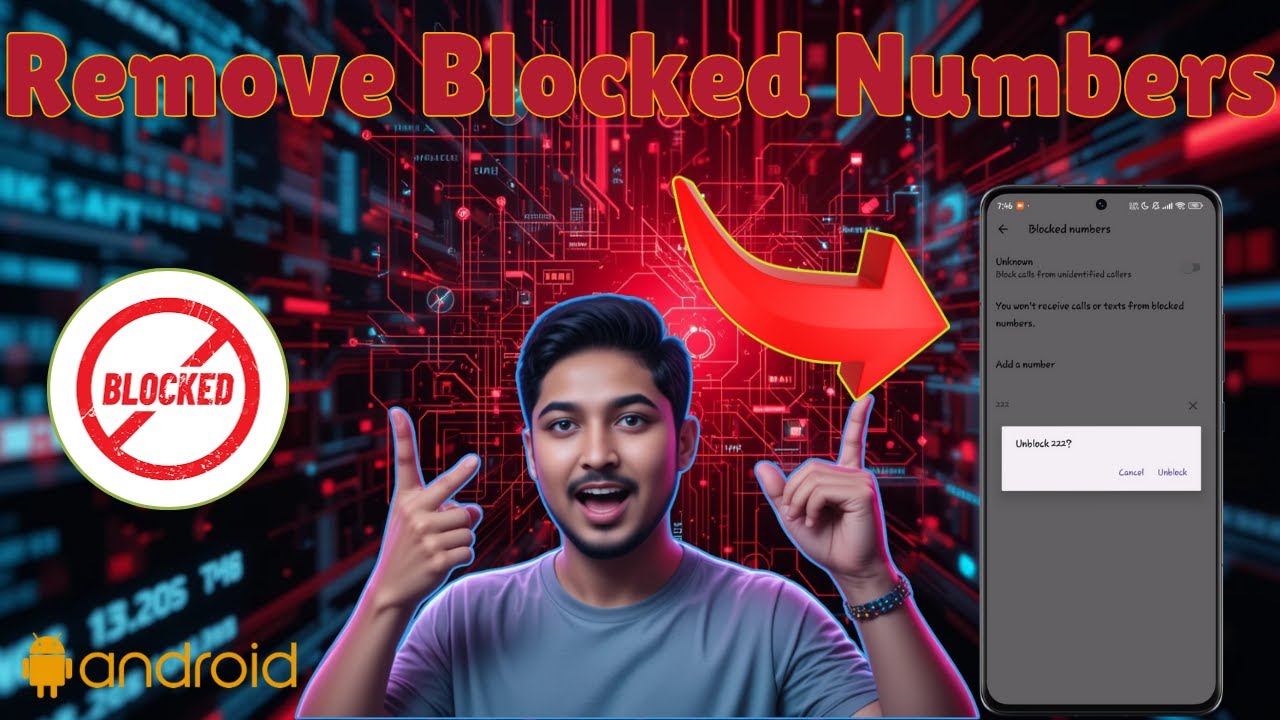 How to Delete Blocked Numbers on Android - Detailed Tutorial - YouTube