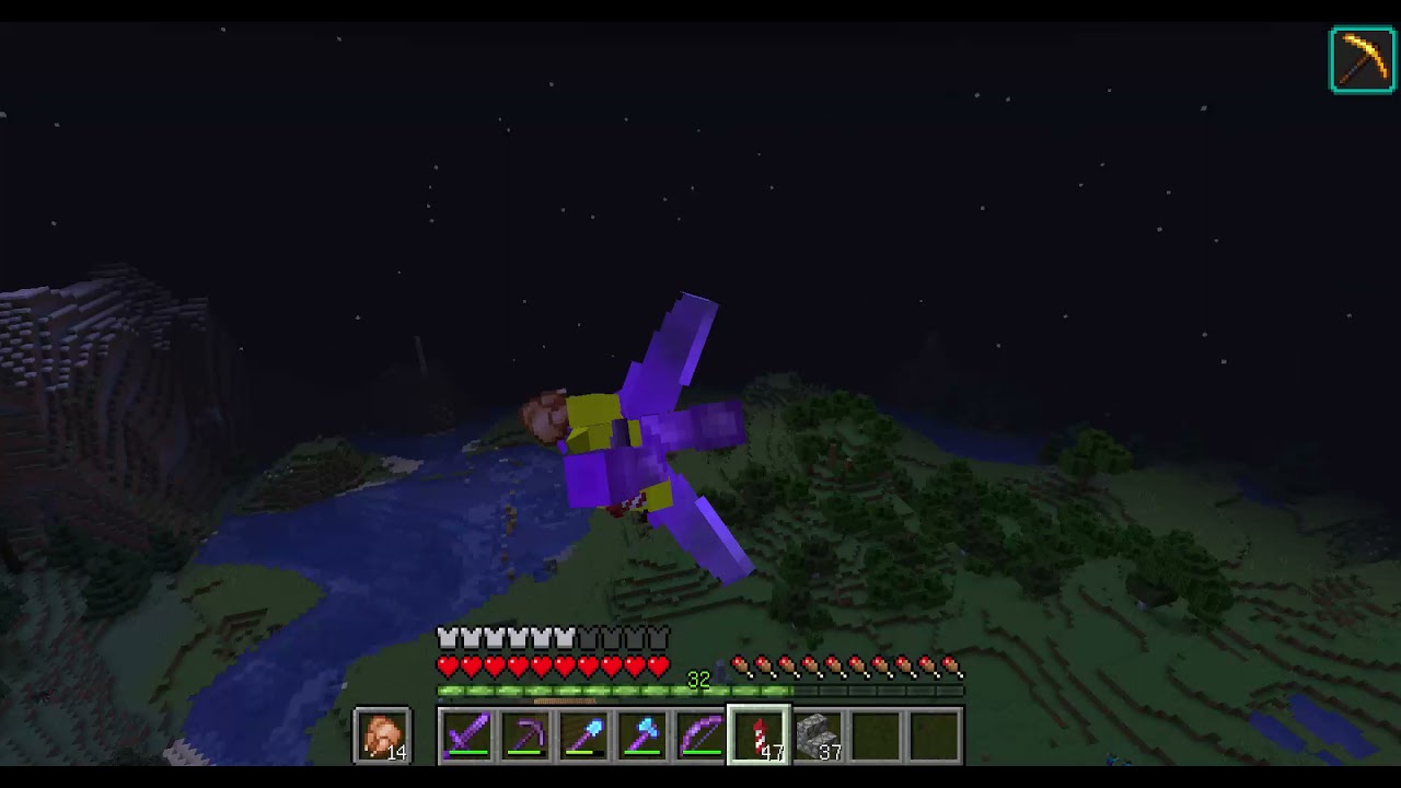 Cool Elytra Moves In Minecraft - YouTube