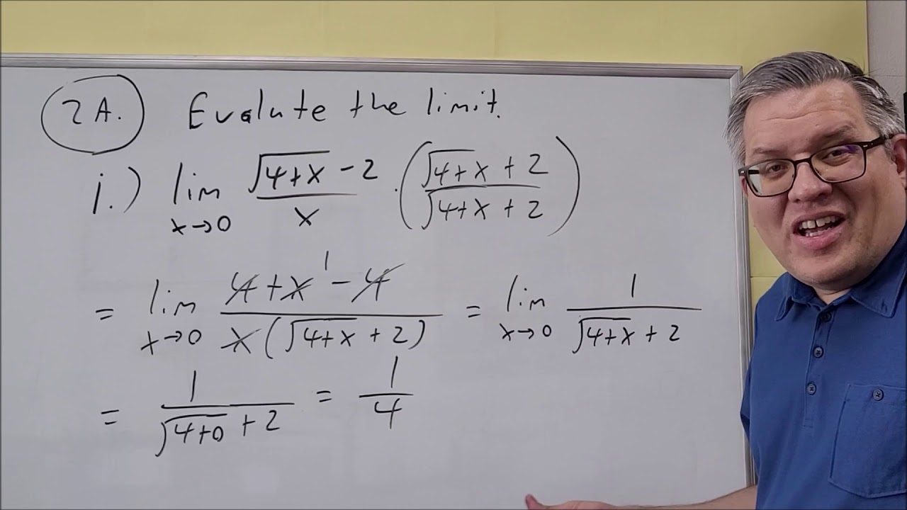 MATH 181 (Calculus I) Final Exam Review #2A - YouTube