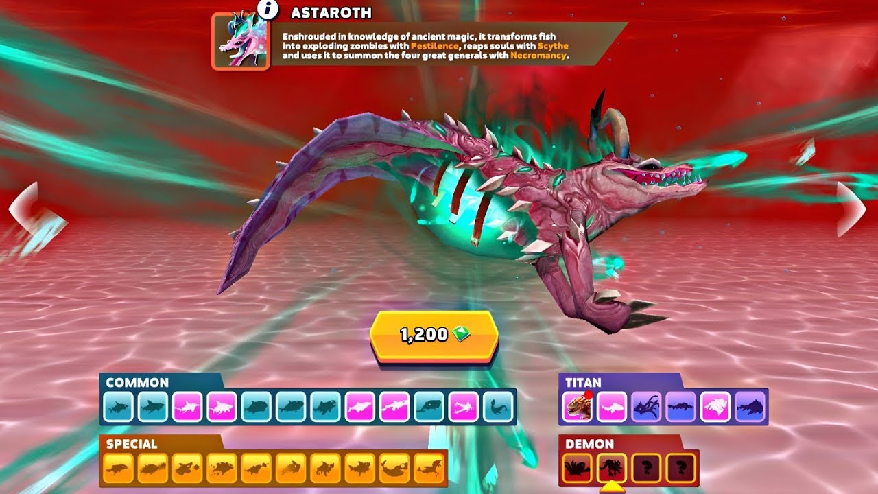 Hungry Shark Evolution Astaroth | New ASTAROTH Shark Coming Soon | New ...