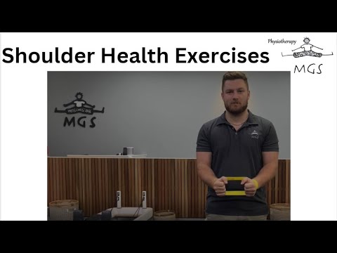 Shoulder Heath Exercises - MGS Phyios - YouTube