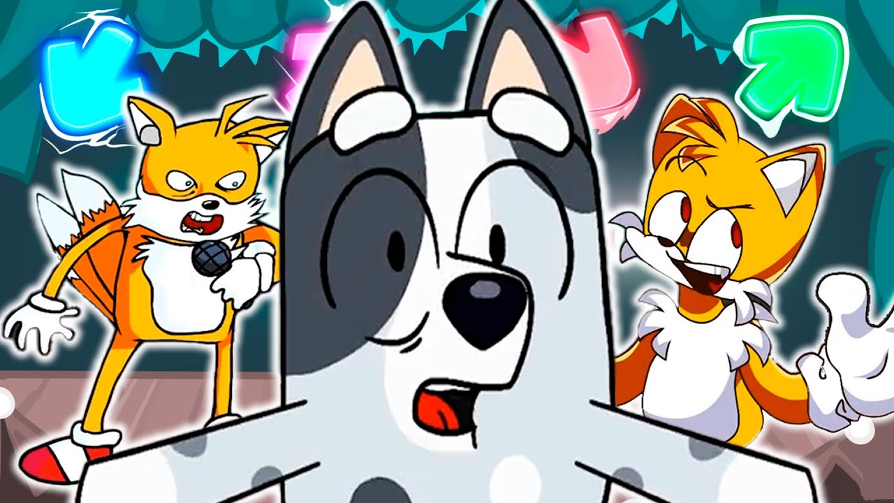 FNF Character Test | Gameplay VS Playground | Coconuts Bluey, Tails ...