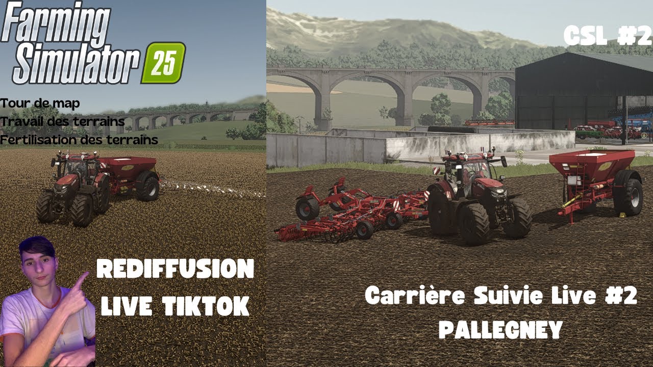 Carrière Suivie Live #2 | Farming Simulator 25 | Pallegney ...