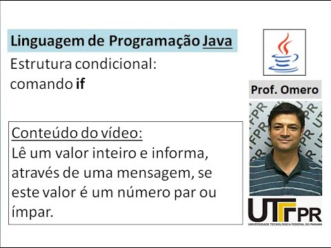 [Java] Aula 10: Estrutura Condicional (if) - Número par ou ímpar - YouTube