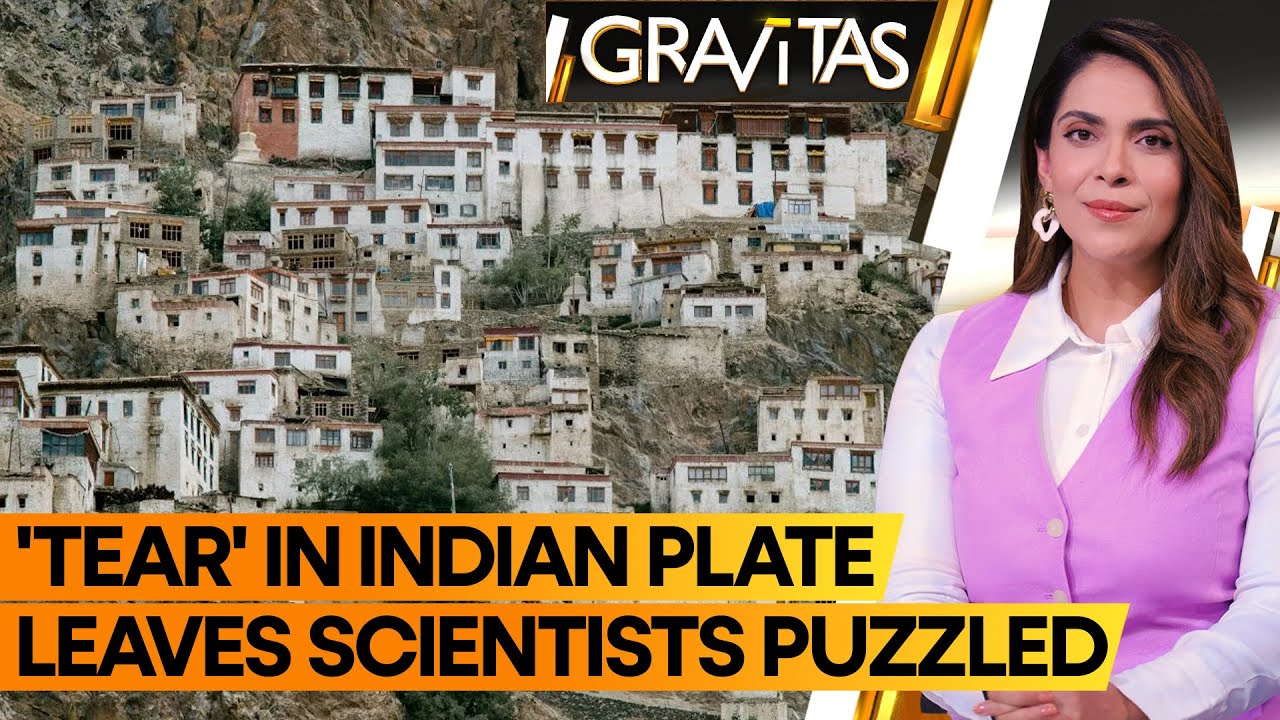 Gravitas: Scientists say Indian tectonic plate is breaking into two ...