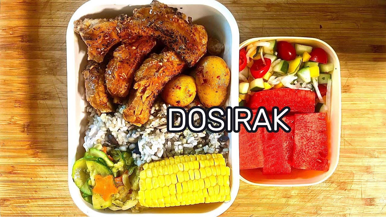 ⎮DOSIRAK 17⎮LUNCH BOX FOR MY AMERICAN HUSBAND SPICY PORK RIBS AND ...