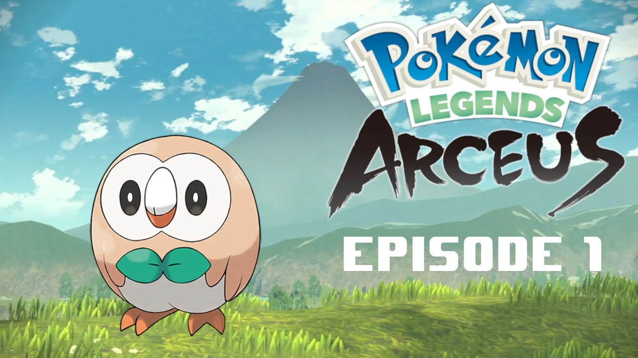 Rowlet, I choose you! Pokemon Legends Arceus Episode 1 - YouTube