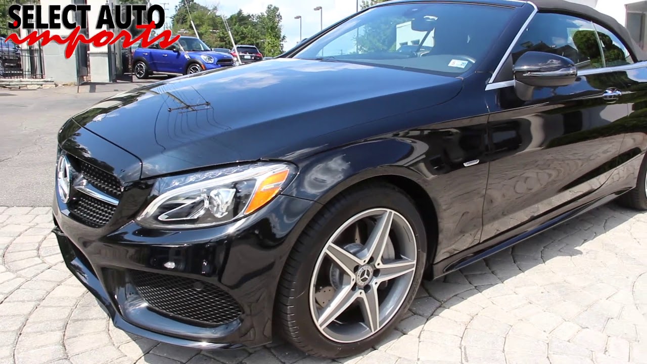 2018 Mercedes-Benz C300 4Matic Cabriolet Night Edition, Triple Black ...