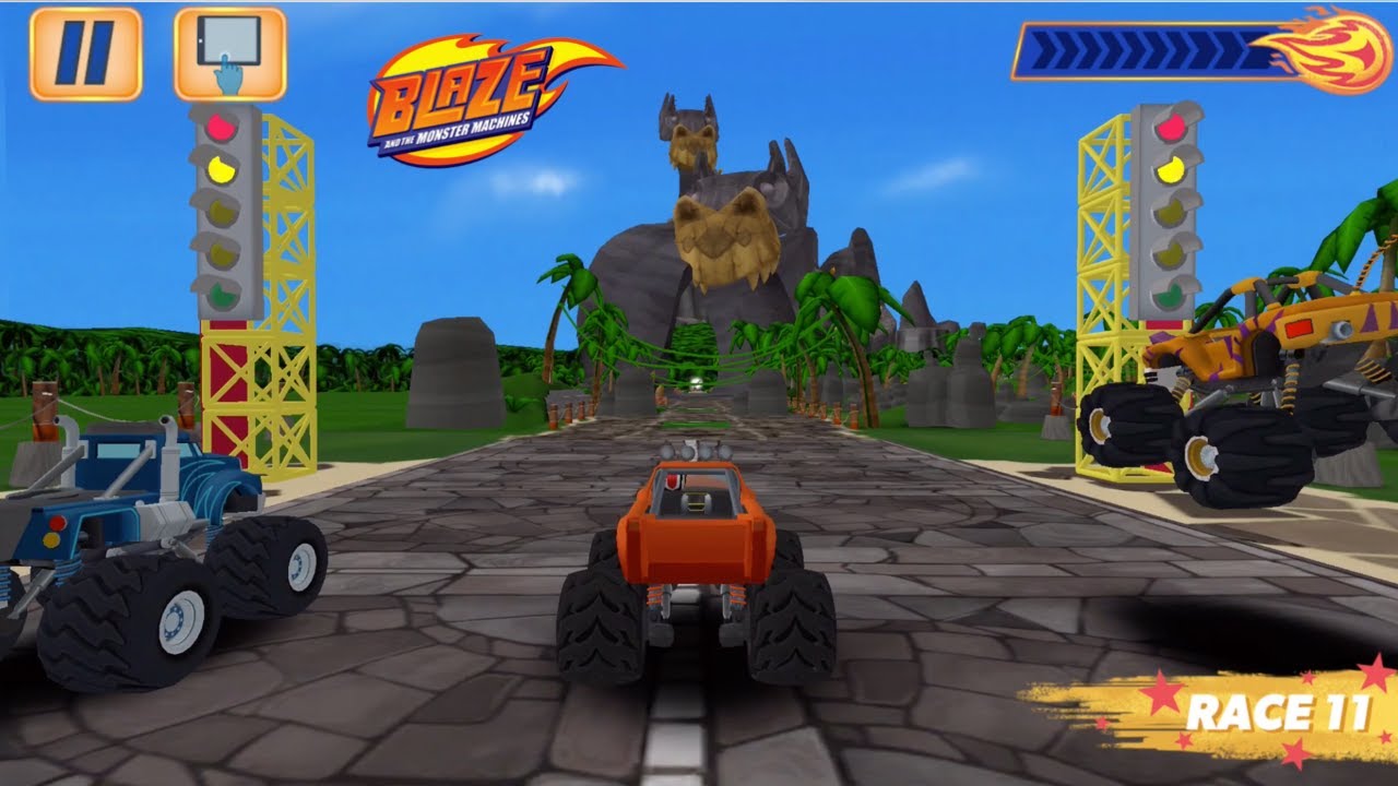 Blaze and the Monster Machines - Racing Game 🔥 DRAGON ISLAND: NEW RACE ...
