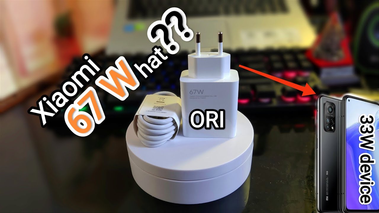 Xiaomi Charger 67 Watt untuk NGECAS Mi 10T 33 Watt 🤔 BISA LEBIH KENCANG ...