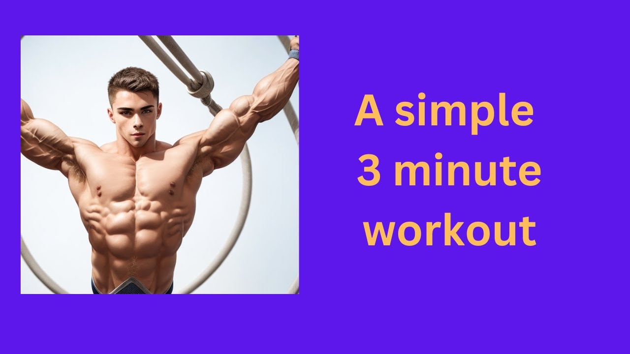 A simple 3 minute workout - YouTube