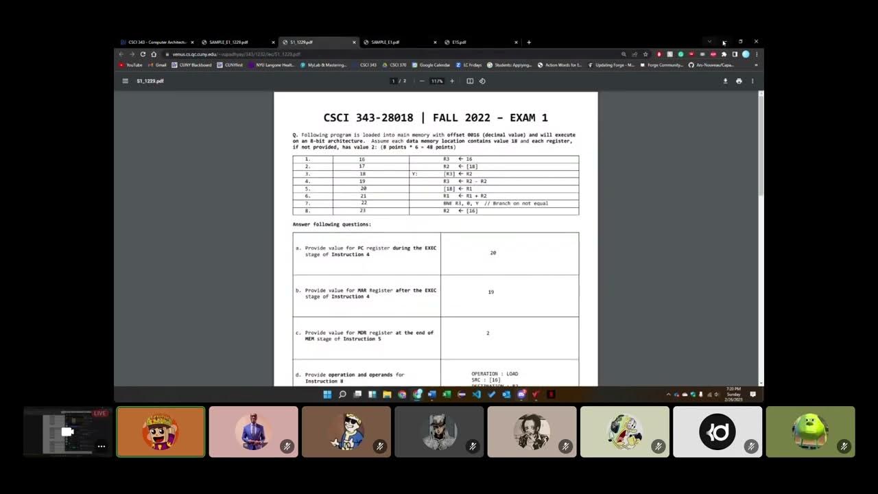 2/26/23 CS 343 Practice Exam #1 Review - YouTube
