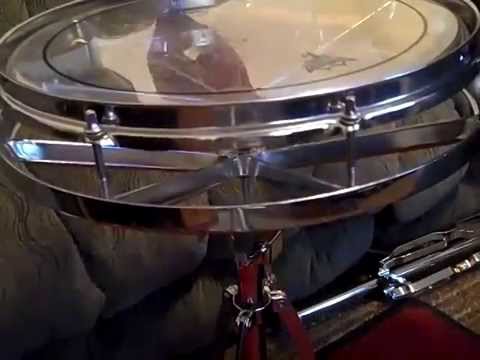 Wood Hoop Roto Tom Project - YouTube