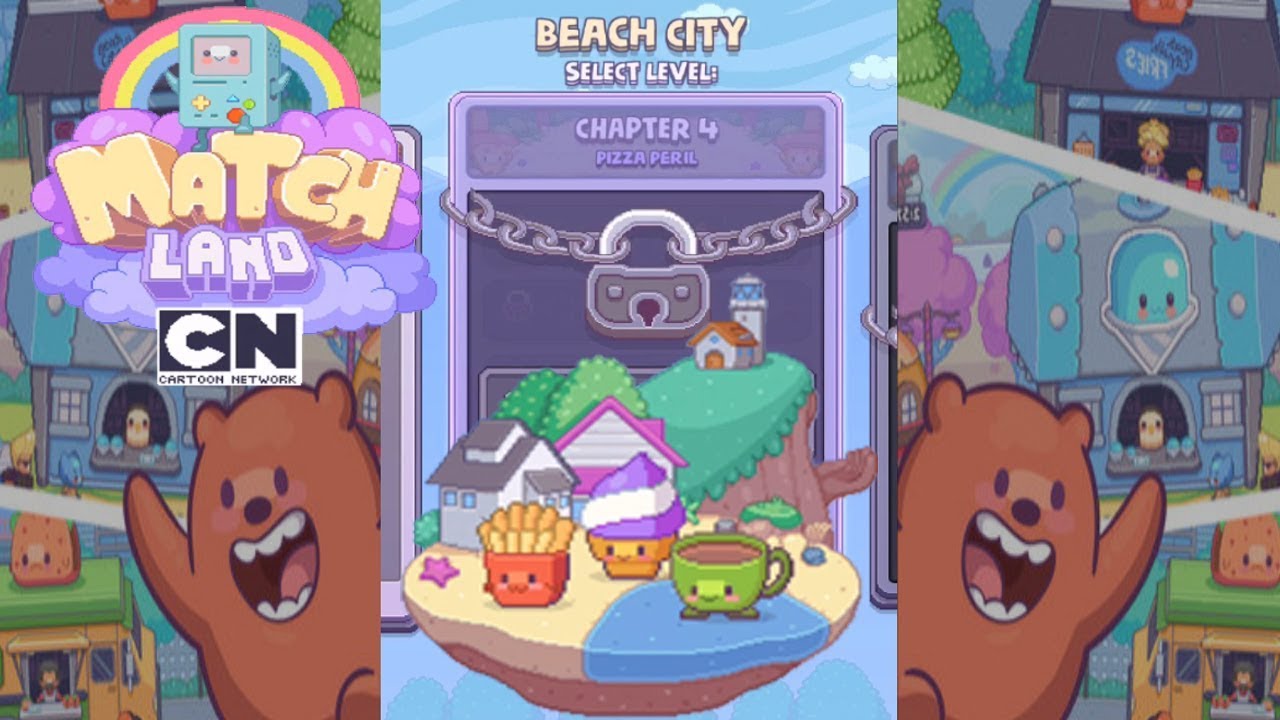 Cartoon Network Match Land Unlocked PIZZA PERIL Chapter 4 Gameplay ...