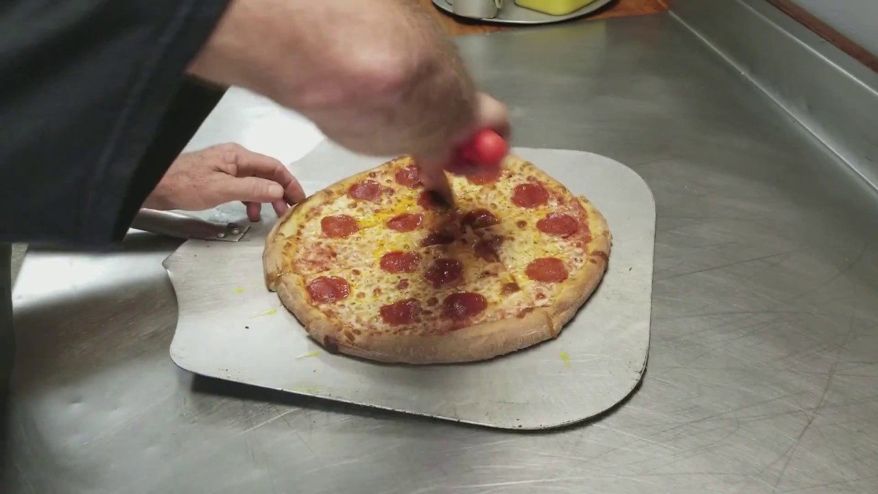 Cutting A Pizza In Squares YouTube Cutting A Pizza In Squares YouTube