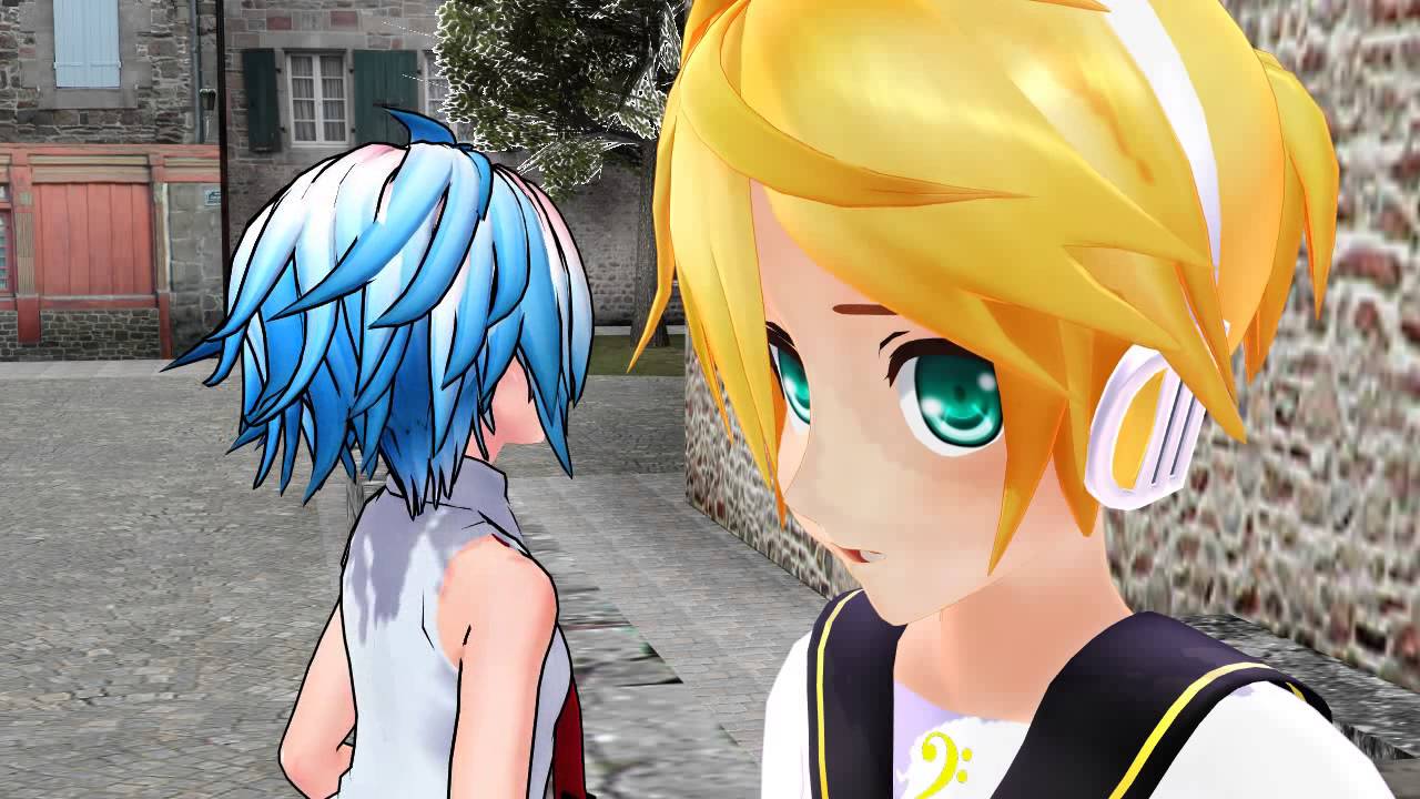 [MMD]Rinto Saves Len + Motion DL - YouTube