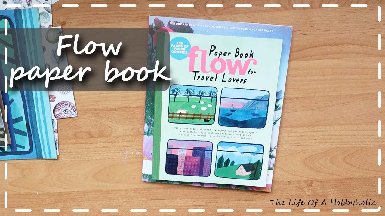 Flow paper book for travel lovers - Flip Through - YouTube