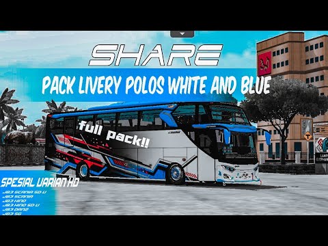 SPESIAL ‼️ SHARE LIVERY JB3 WHITE AND BLUE FULL PACK FREE PPL NO PW 😱😋 ...