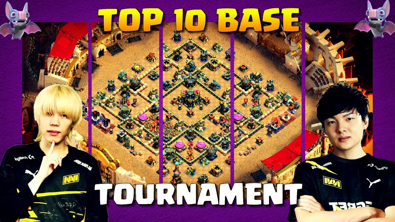 TOP 10 TH17 *TOURNAMENT* BASE WITH LINK | ANTI 1&2 STAR TH17 BASE | New ...