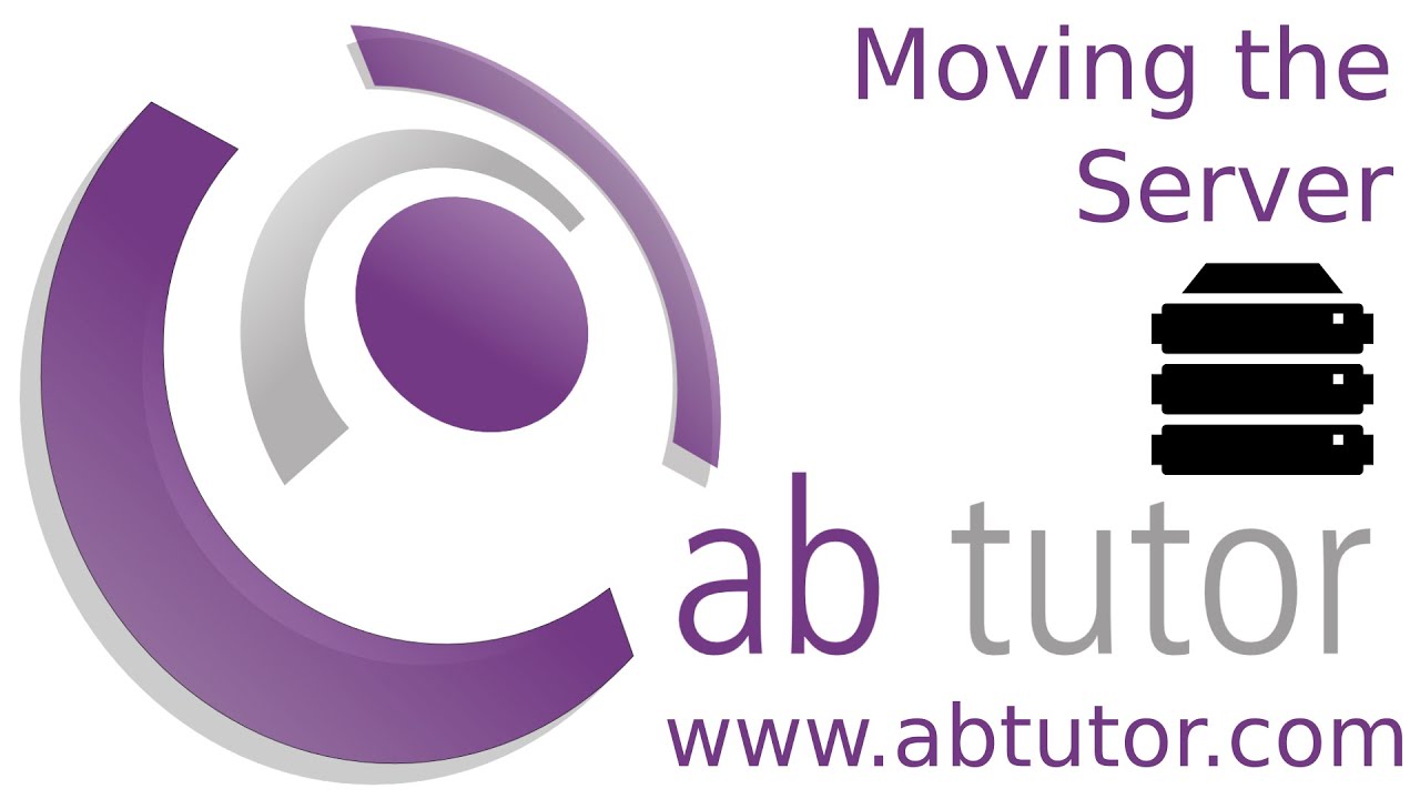 How to move your AB Tutor server - YouTube
