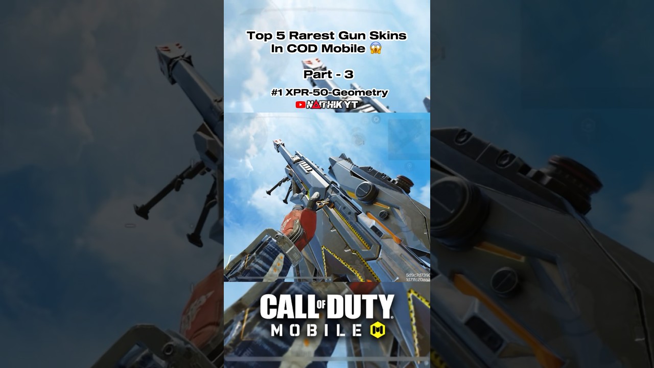 Insane Top 5 Most Rarest Gun Skin In COD Mobile 🔥🥵 #codwzm #wzm #shorts ...