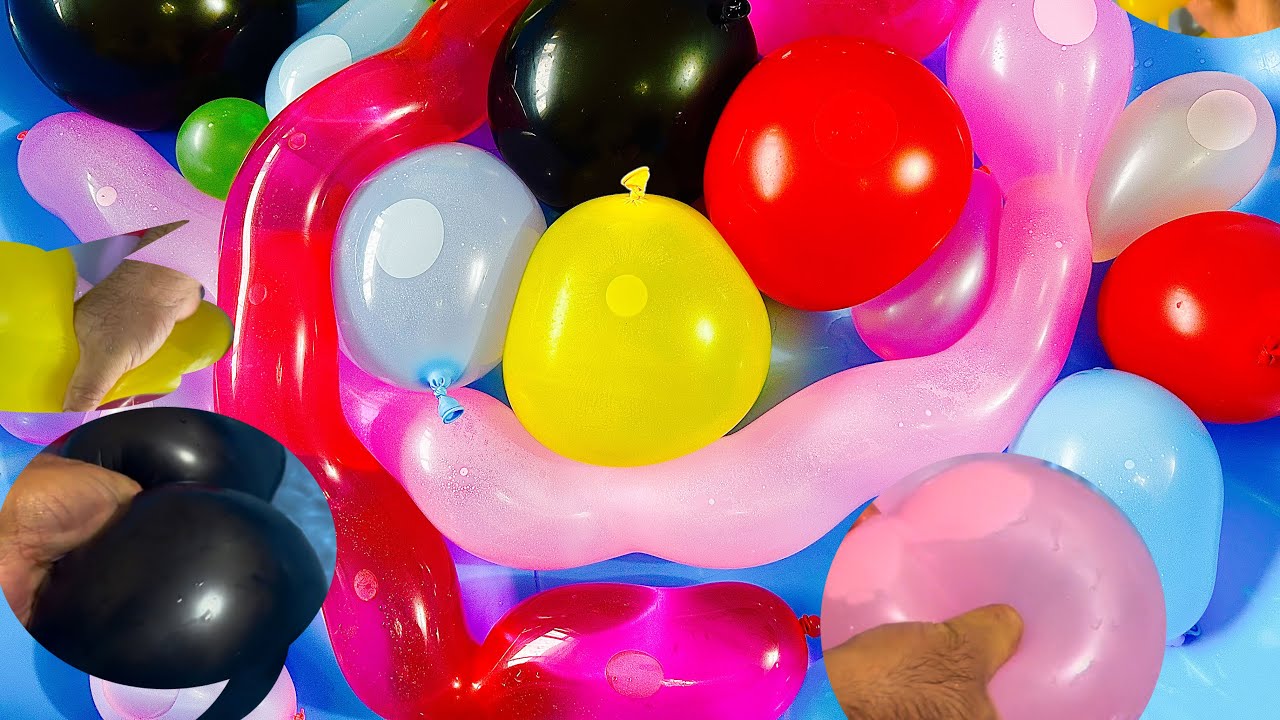 Water Balloons pop | popping water balloons | balloon 🎈 pop - YouTube