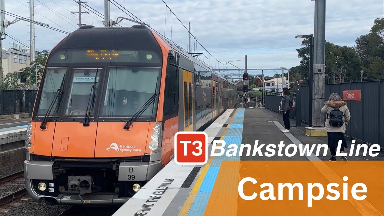 Sydney Trains | Campsie Station - T3 Bankstown Line Before Metro - YouTube
