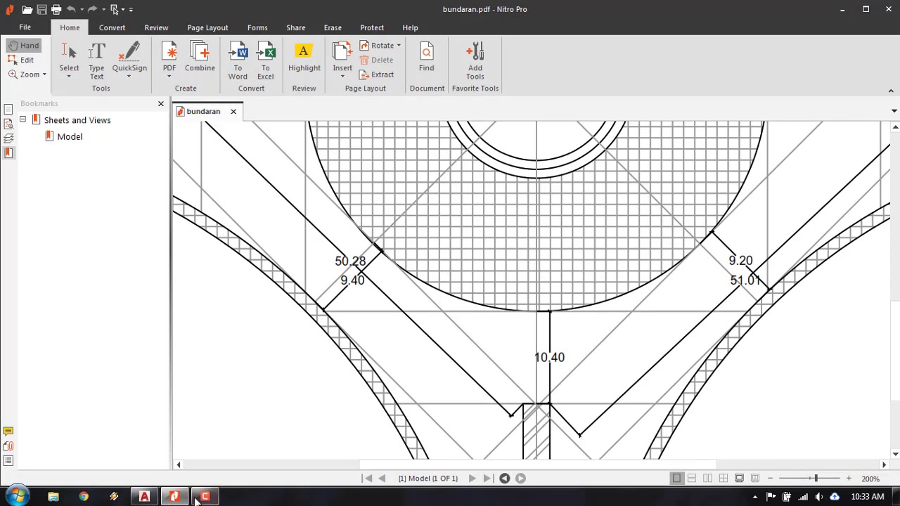 Tutorial menggambar bundaran - YouTube