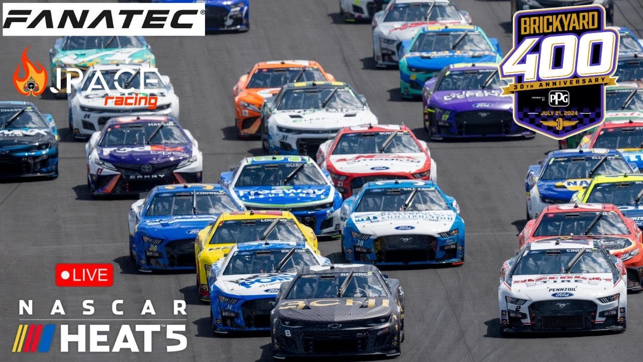 🔴 LIVE Nascar Heat 5 Indy! - Jpace Racing - YouTube